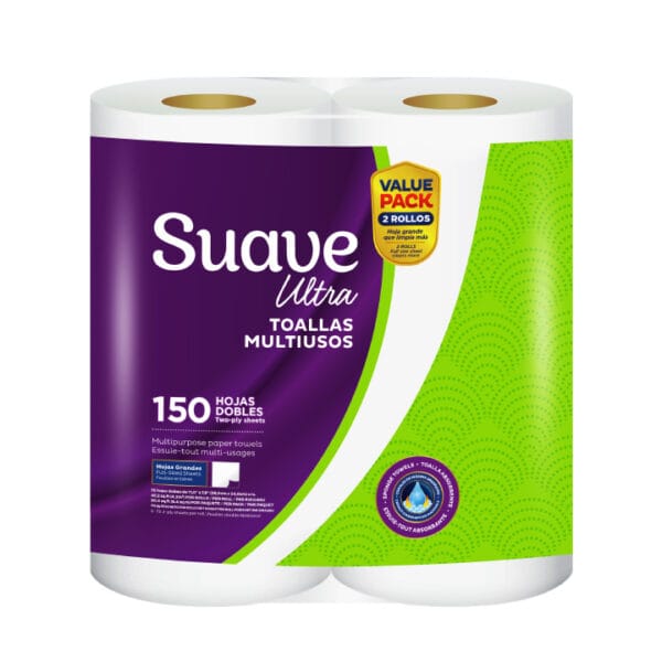 Suave Ultra - paper towels (2/pack) - Bryden Stokes Limited